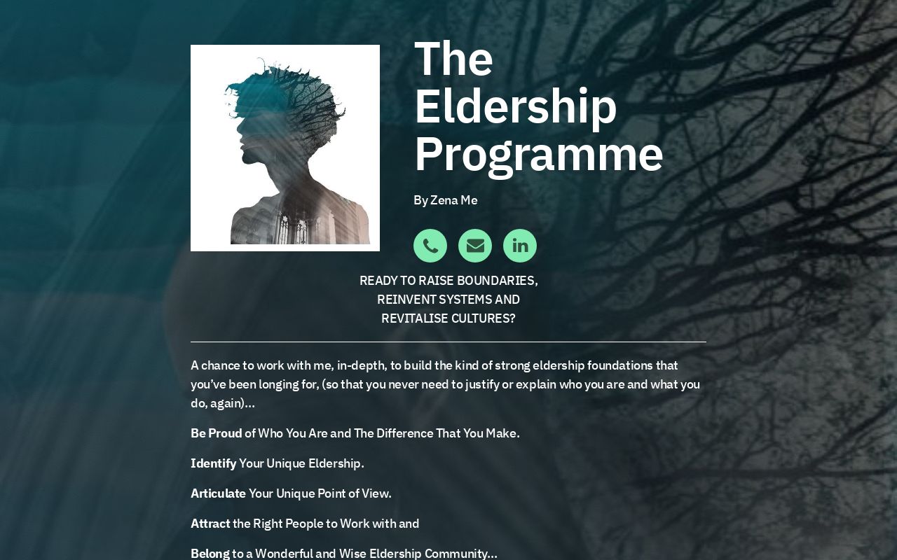 The Eldership Programme